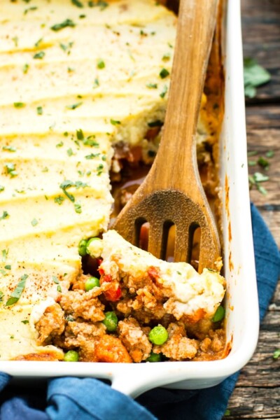 Ground Turkey Shepherd's Pie | Whole30 + Paleo Ground Turkey Recipe