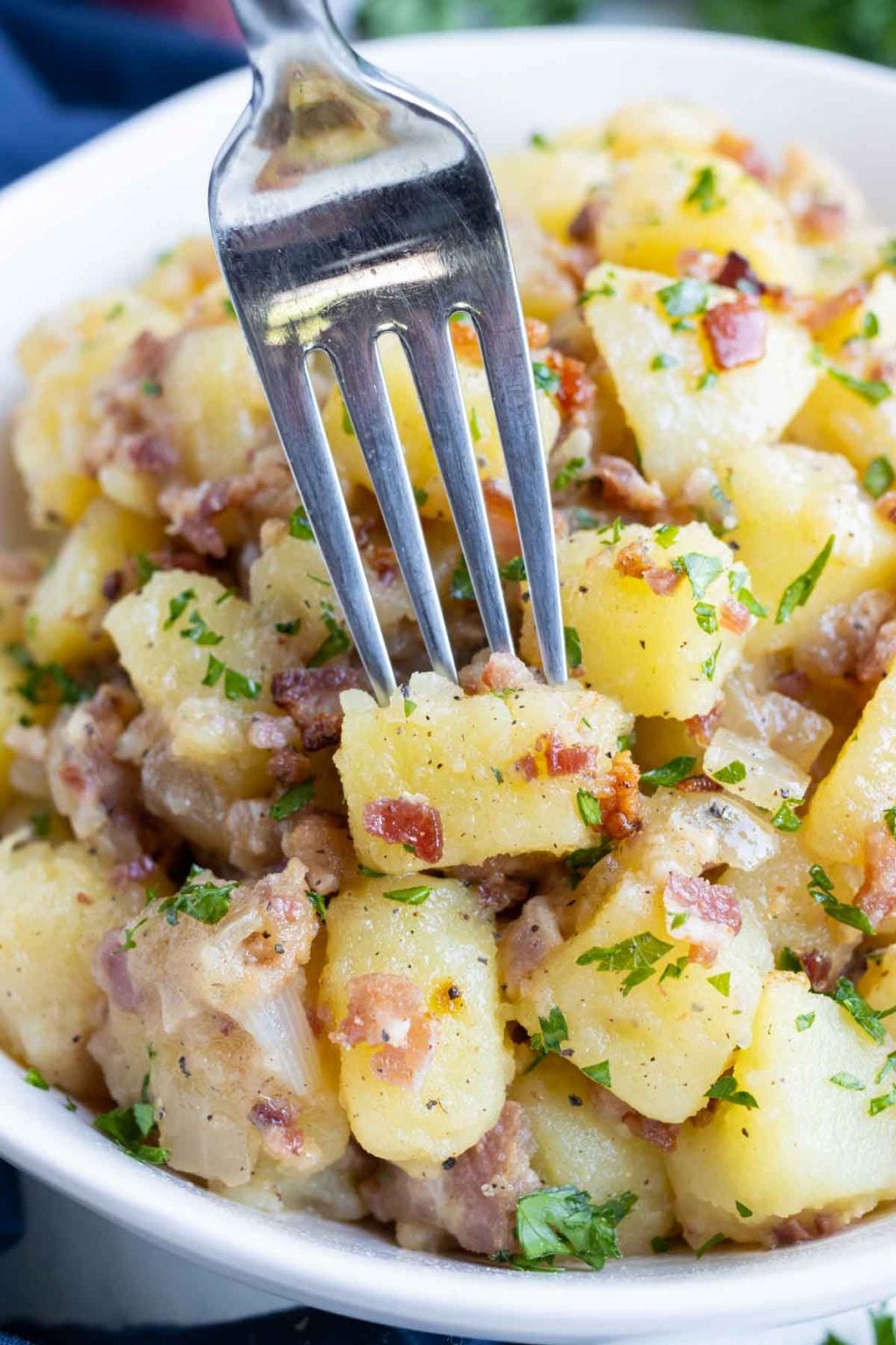 Old-Fashioned German Potato Salad - Evolving Table