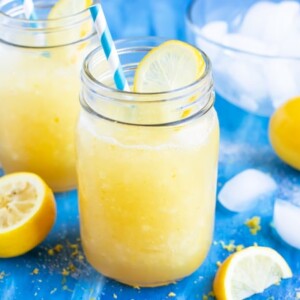 Easy Frozen Lemonade Recipe (with Fresh Lemons!) - Evolving Table