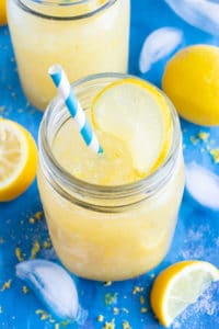 Easy Frozen Lemonade Recipe (with Fresh Lemons!) - Evolving Table