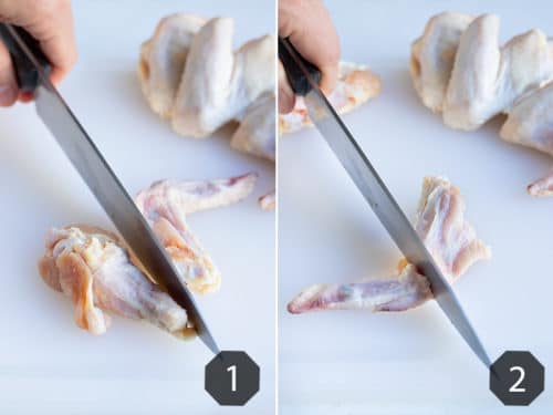 How to Cut Chicken Wings (Wingettes & Drumettes) - Evolving Table