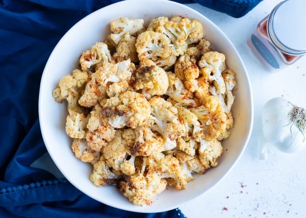Air Fryer Cauliflower In 15 Minutes Evolving Table