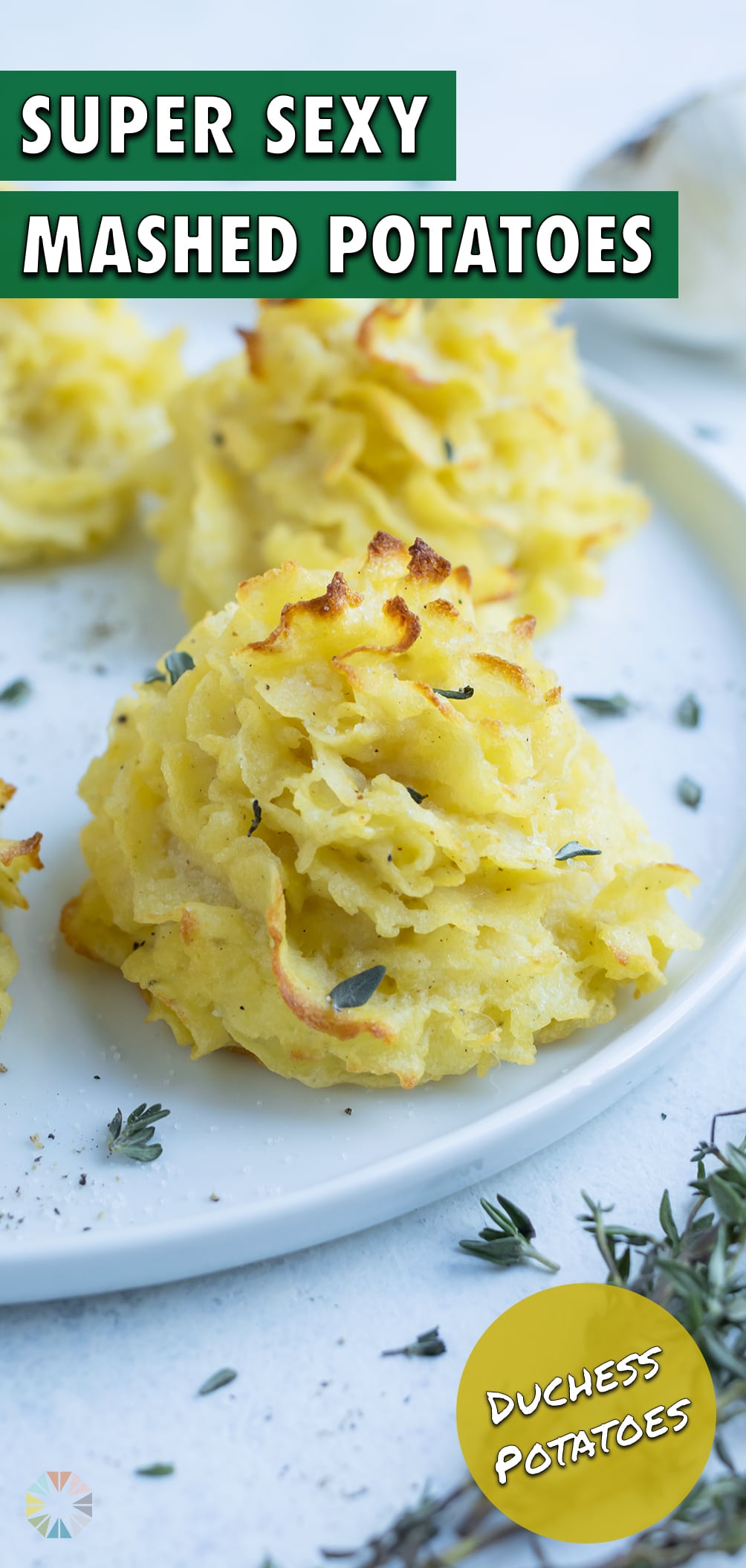 Duchess Potatoes Recipe (Fancy Mashed Potatoes!) - Evolving Table