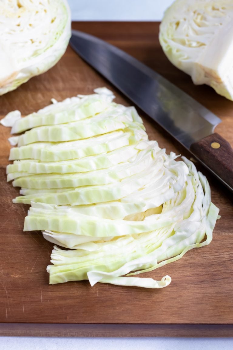 How to Shred Cabbage (Quickly & Easily!) - Evolving Table