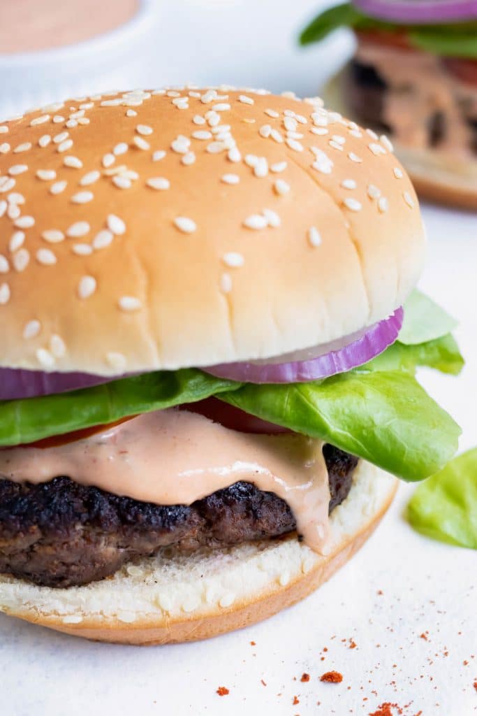 Secret Sauce Recipe (Best Burger Sauce!) - Evolving Table