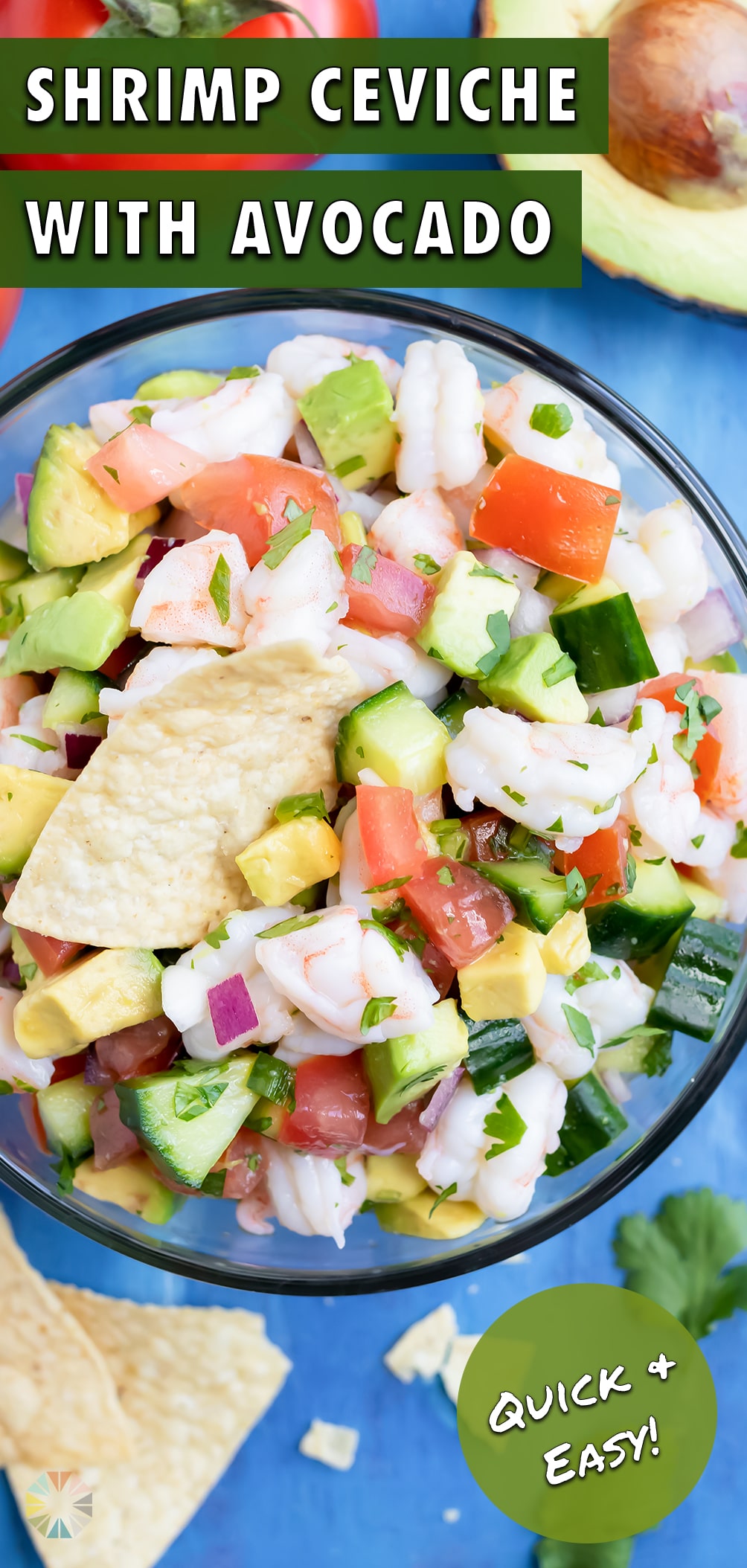Easy Shrimp Ceviche Recipe with Avocado - Evolving Table