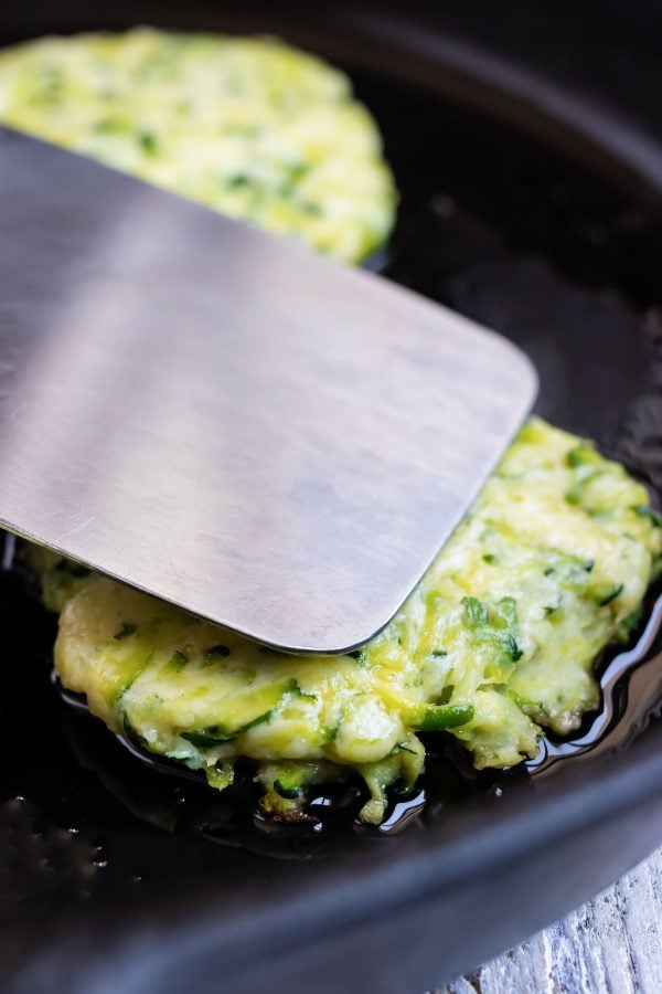 Crispy Zucchini Fritters Recipe - Evolving Table