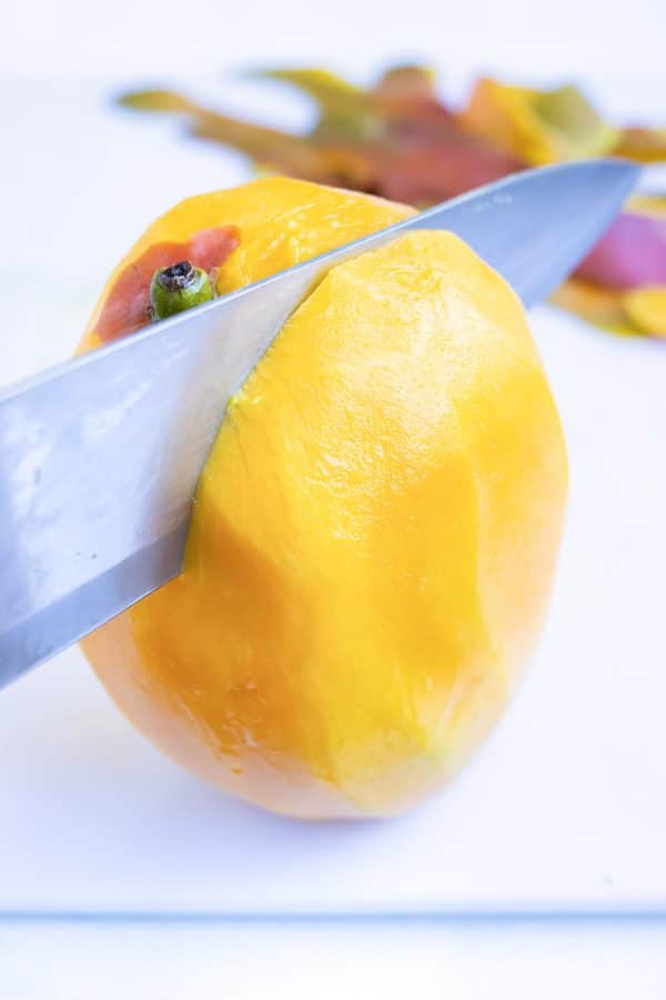 How to Cut a Mango (with Video) - Evolving Table
