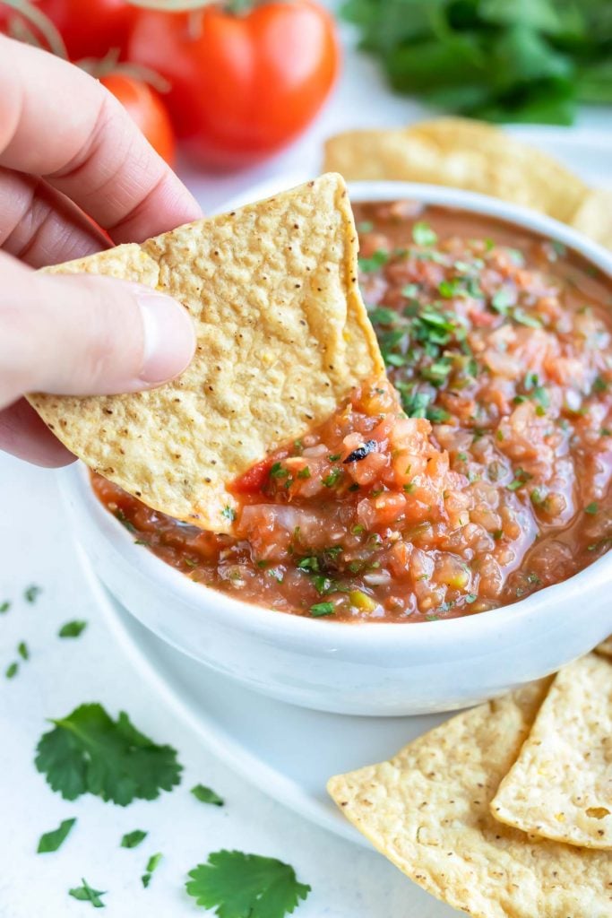 Roasted Tomato Salsa Recipe - Evolving Table