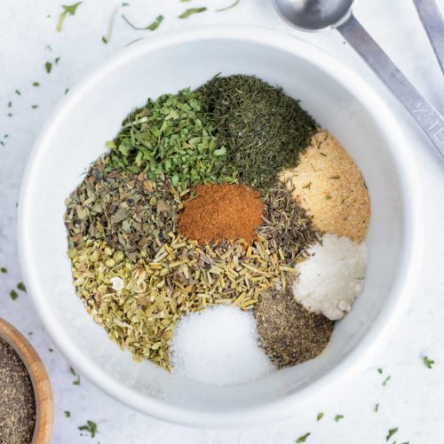 Homemade Greek Seasoning Recipe - Evolving Table