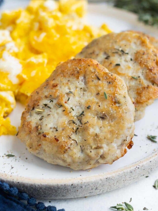 Homemade Chicken Breakfast Sausage Patties - Evolving Table