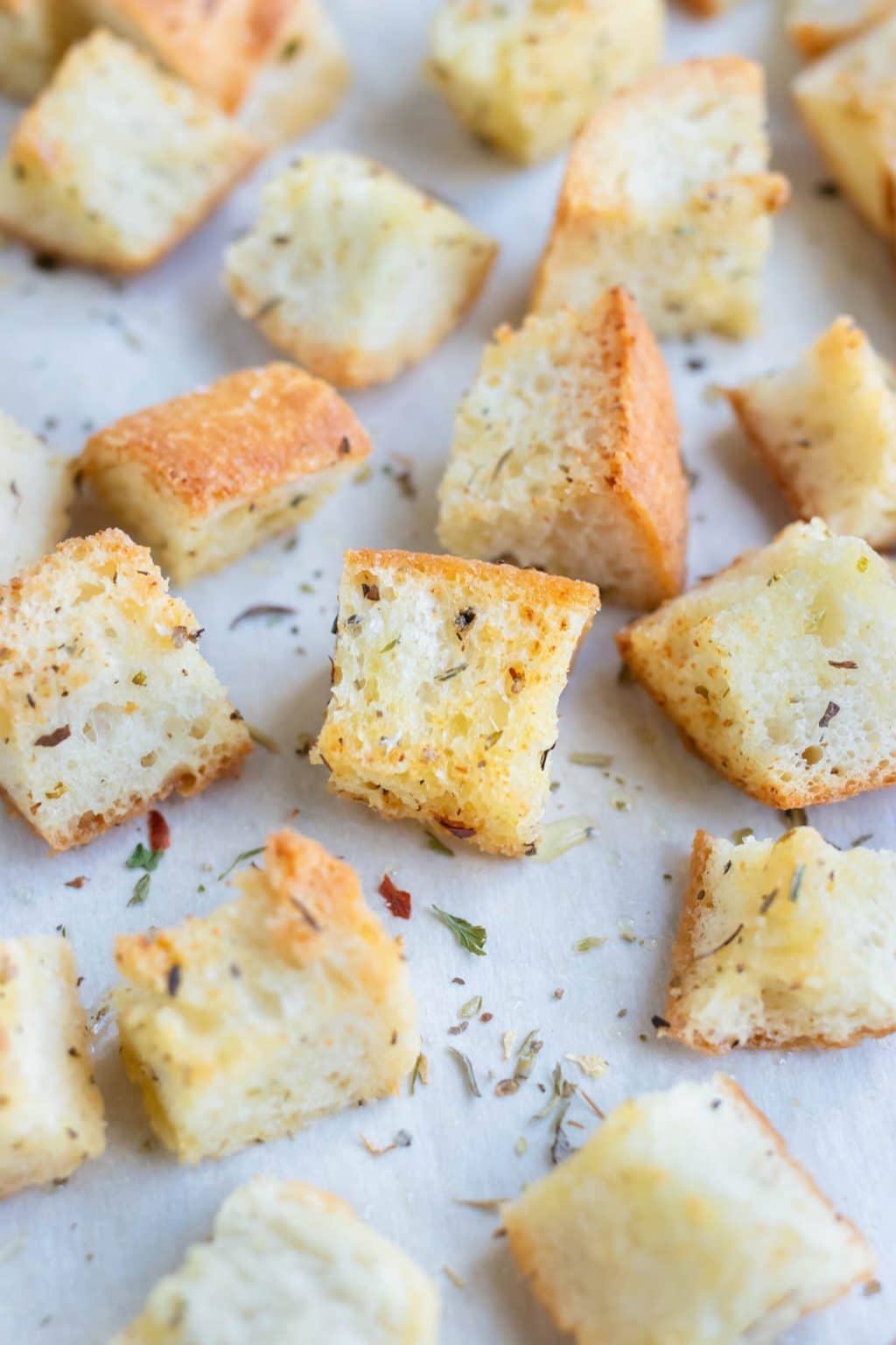 Best Homemade Croutons Recipe - Evolving Table