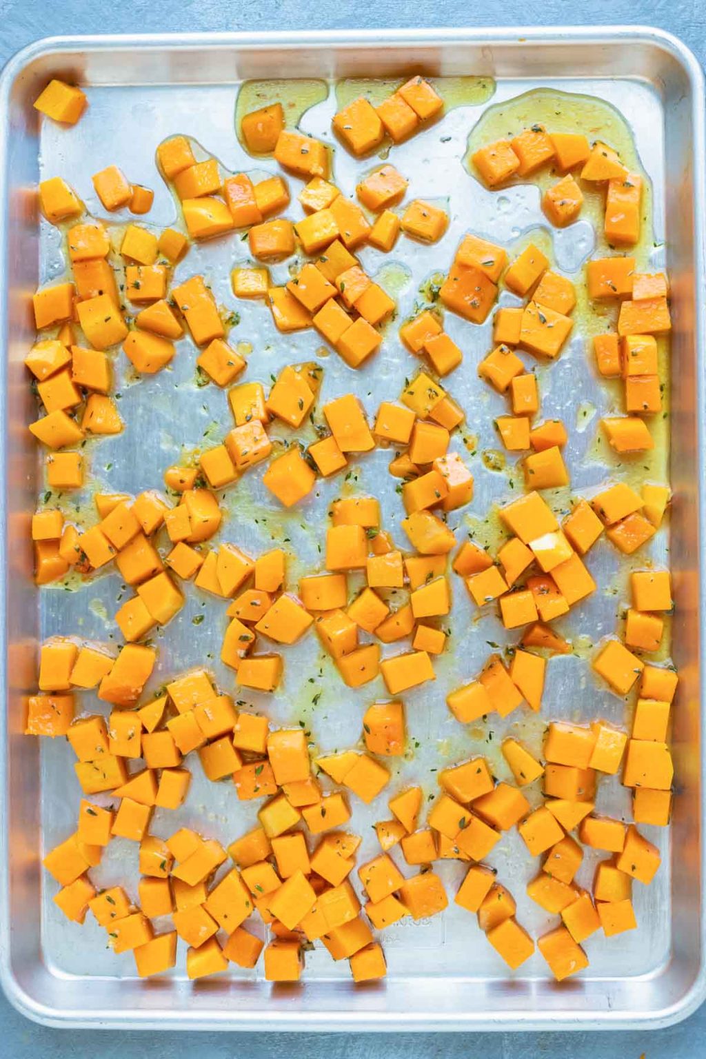 Roasted Butternut Squash Cubes Recipe - Evolving Table