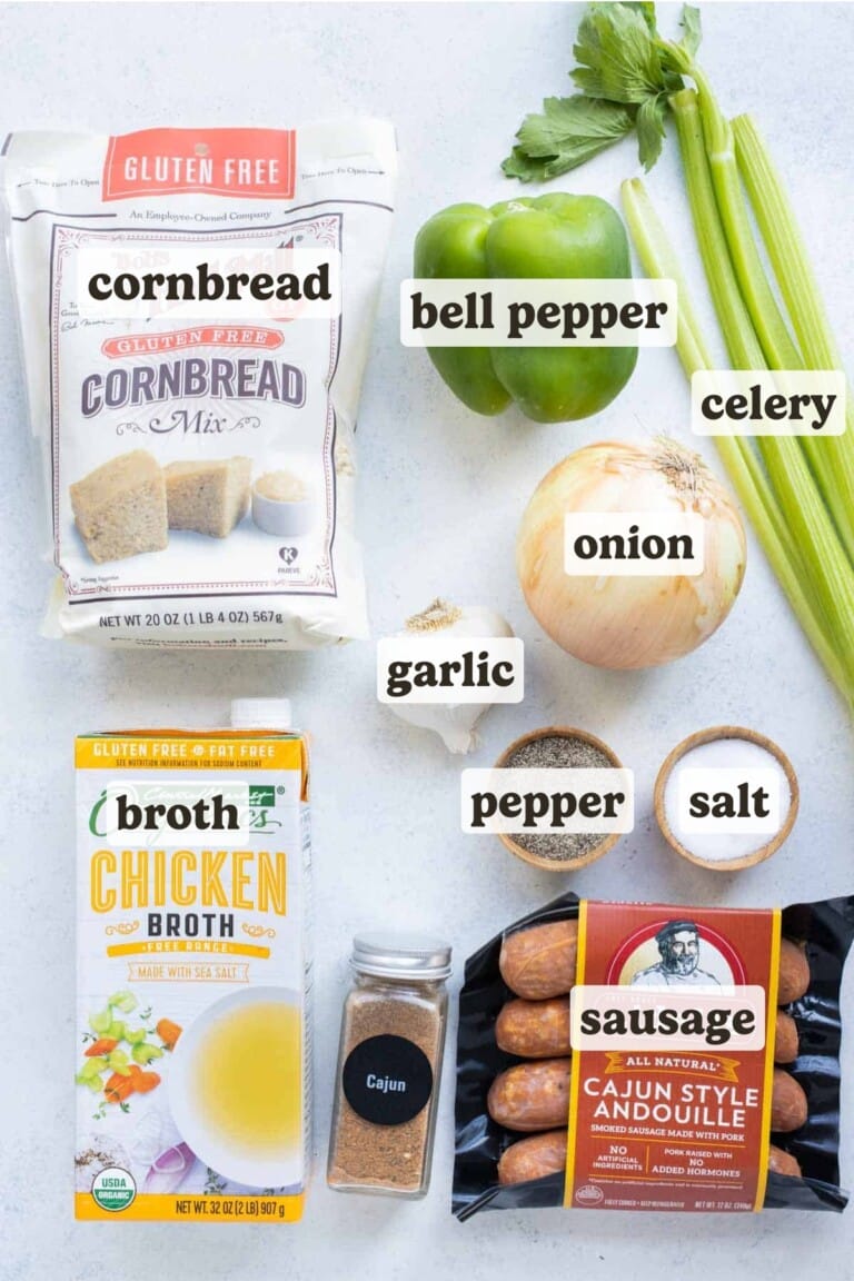 Cajun Cornbread Dressing Recipe - Evolving Table