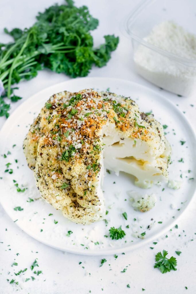 Whole Roasted Cauliflower Head - Evolving Table