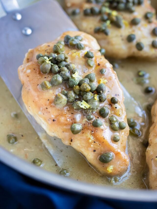 Lemon Chicken Piccata with Capers - Evolving Table