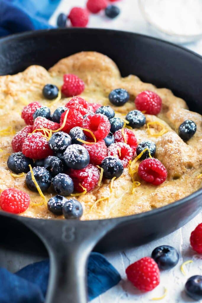 Classic Dutch Baby Pancake Recipe - Evolving Table