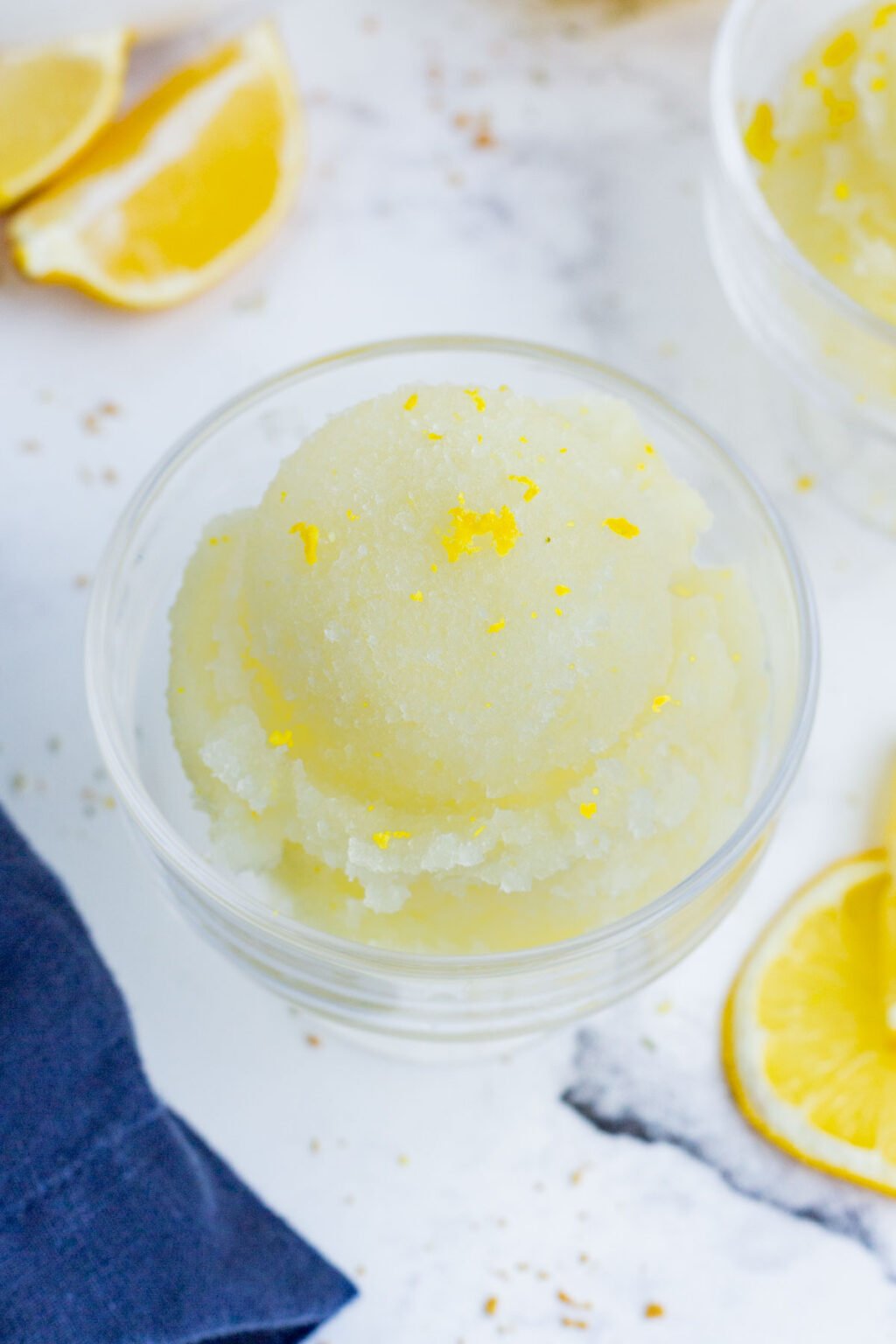 Lemon Sorbet Recipe (3 Ingredients!) - Evolving Table