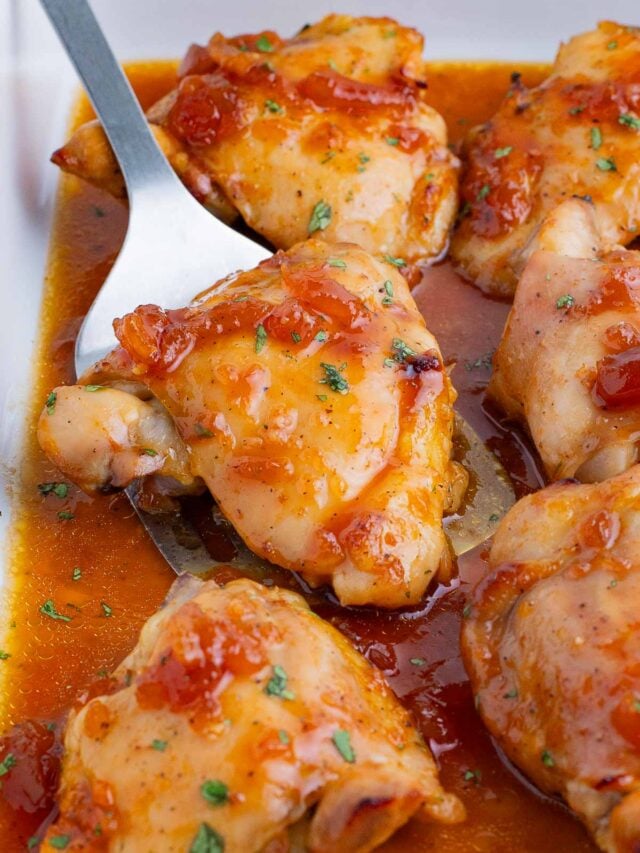 Baked Apricot Chicken Recipe - Evolving Table