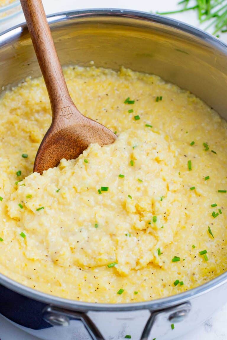 The Best Cheese Grits Recipe - Evolving Table