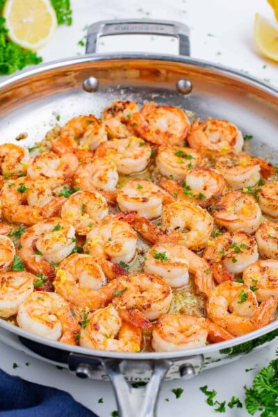 Garlic Butter Shrimp (10-Minute Recipe) - Evolving Table