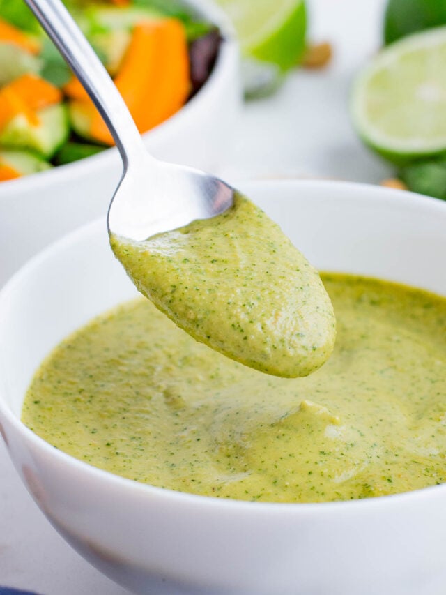 Spicy Cashew Dressing (Sweetgreen Copycat) - Evolving Table