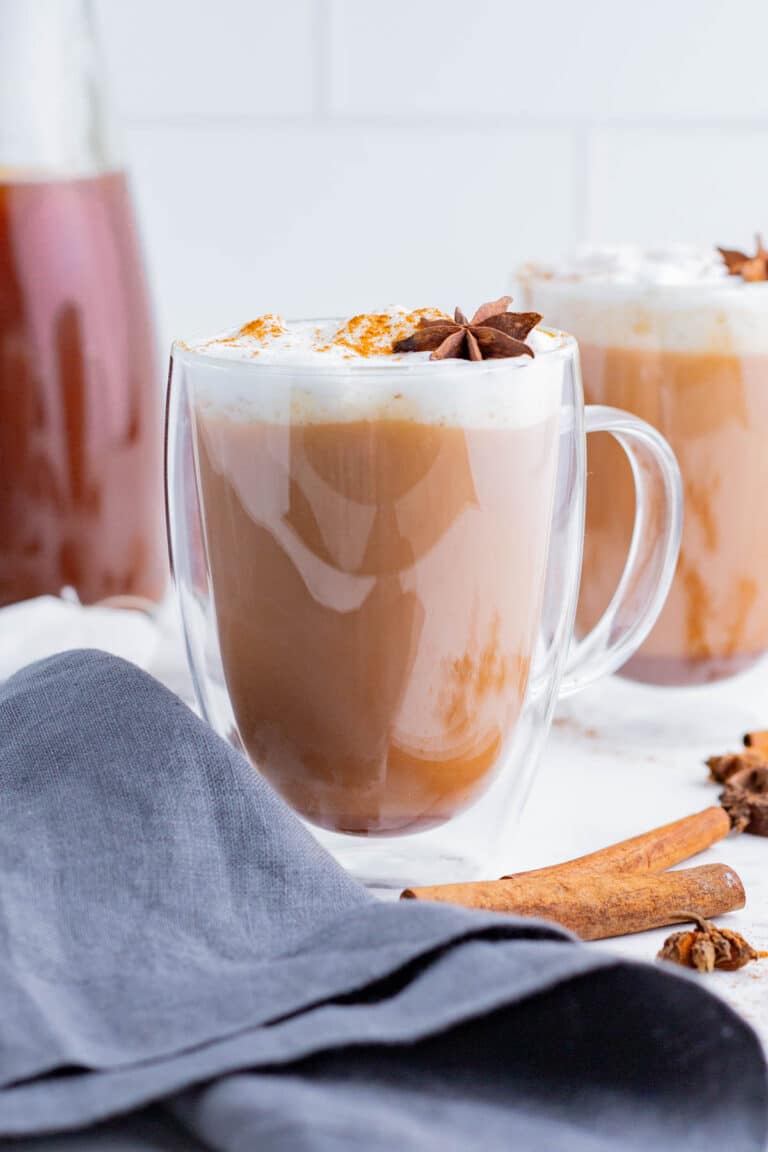 Easy Chai Latte Recipe - Evolving Table