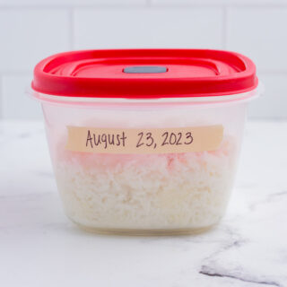 How to Freeze Cooked Rice + Reheat Instructions - Evolving Table