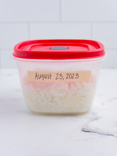 How to Freeze Cooked Rice + Reheat Instructions - Evolving Table