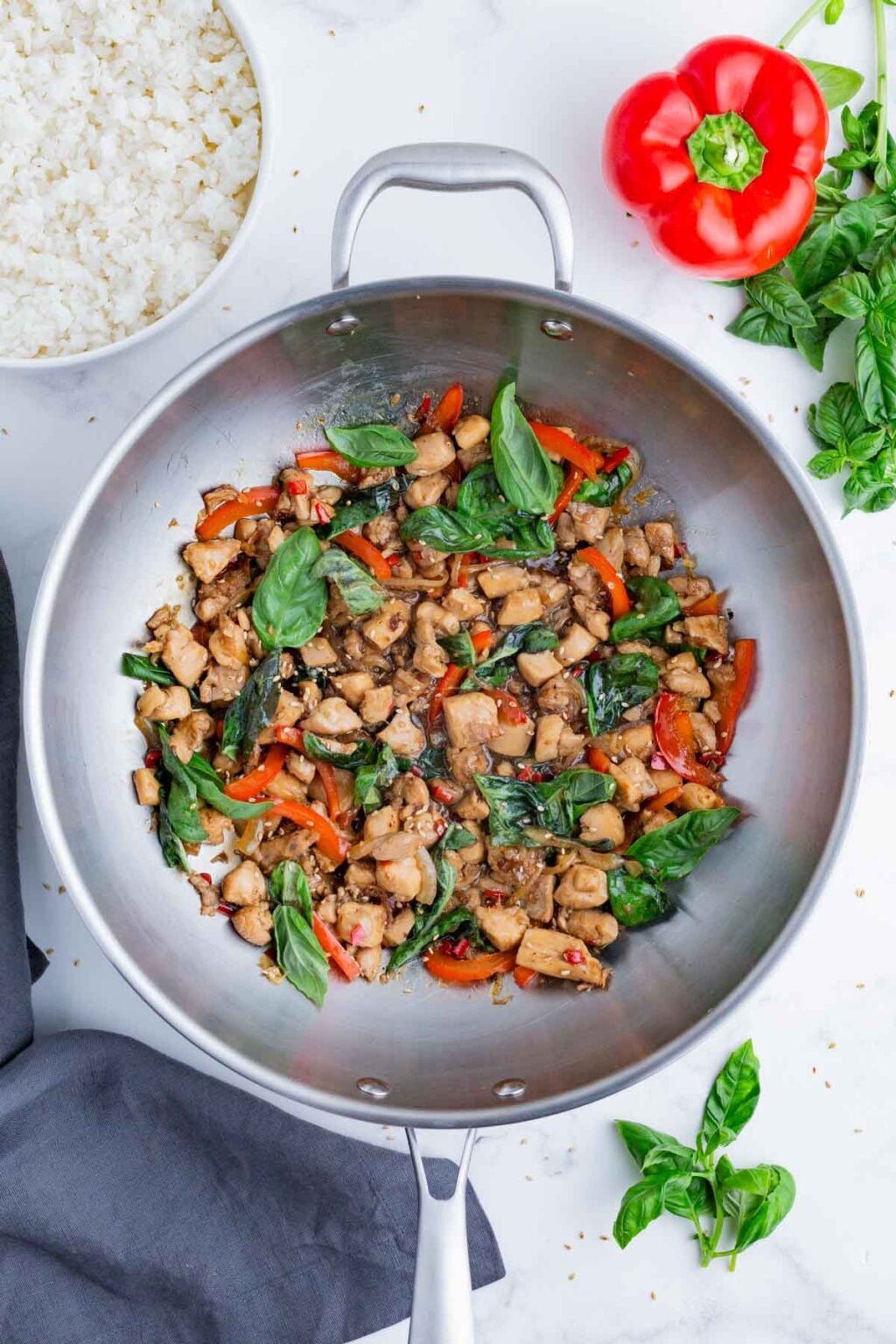 Thai Basil Chicken Recipe - Evolving Table