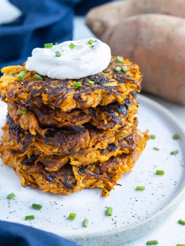 Sweet Potato Hash Browns Recipe - Evolving Table
