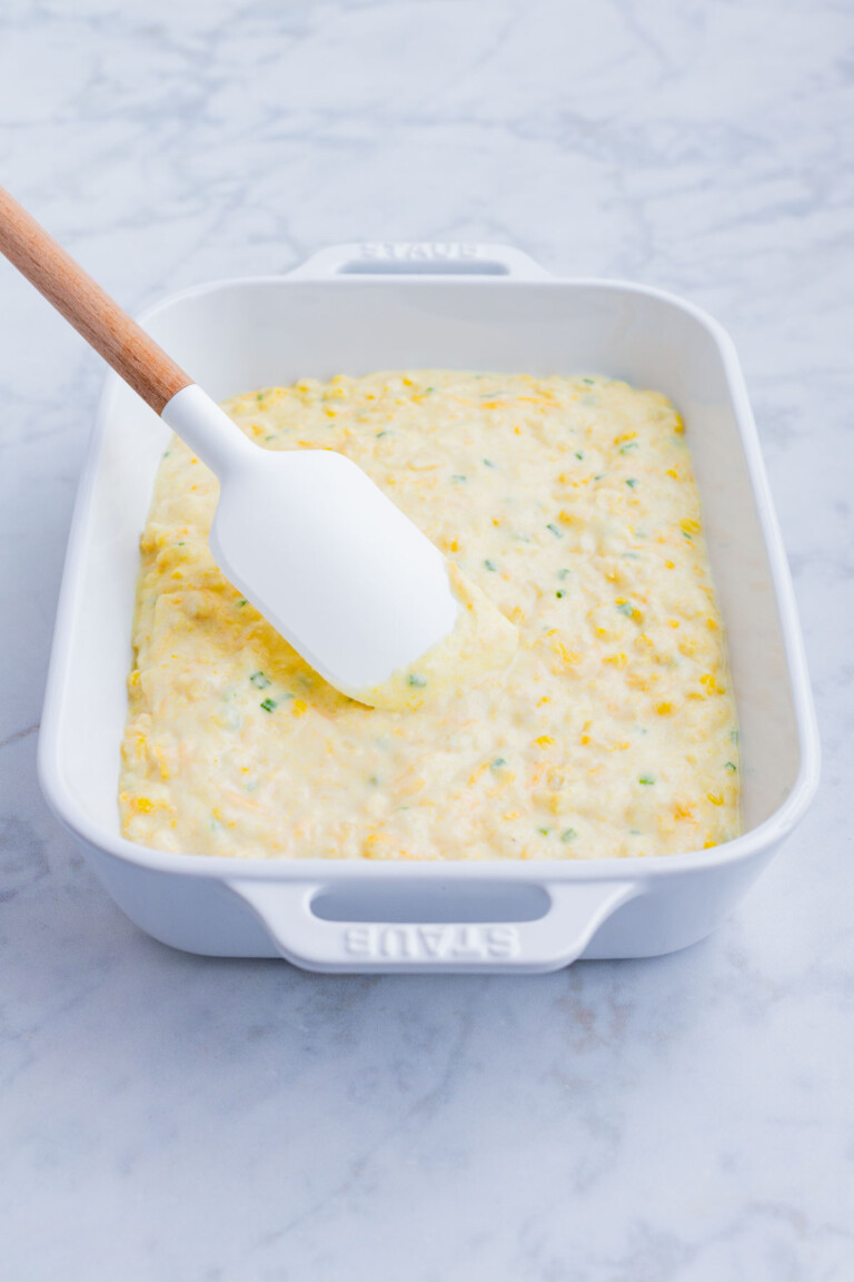 Corn Soufflé Recipe (Corn Casserole) - Evolving Table