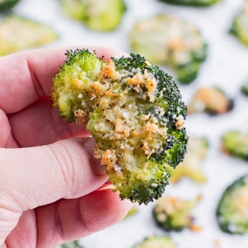 Crispy Smashed Broccoli with Parmesan - Evolving Table