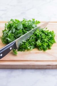 How to Chop Cilantro - Evolving Table