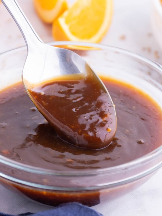 Homemade Orange Chicken Sauce - Evolving Table