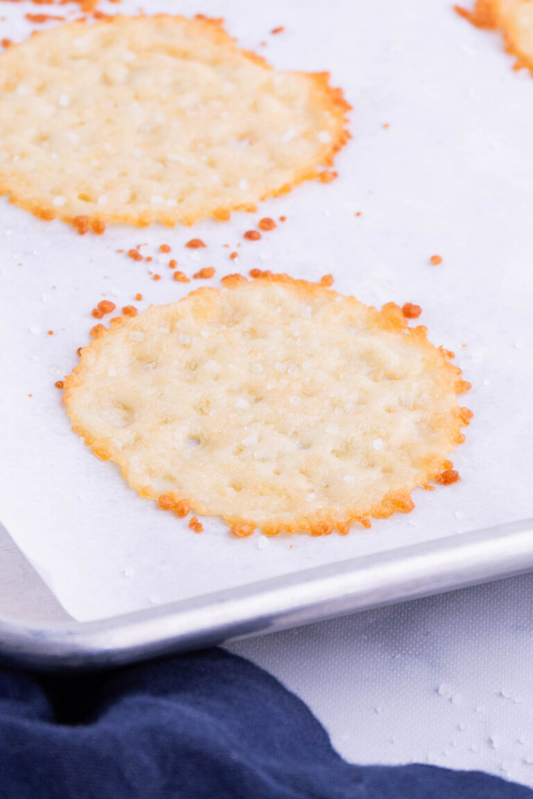 Parmesan Cheese Crisps (Oven or Skillet) - Evolving Table