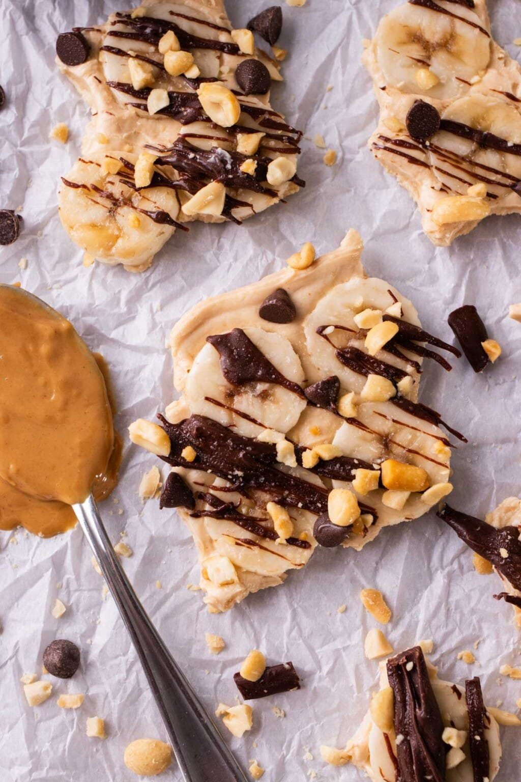 Chunky Monkey Frozen Yogurt Bark - Evolving Table