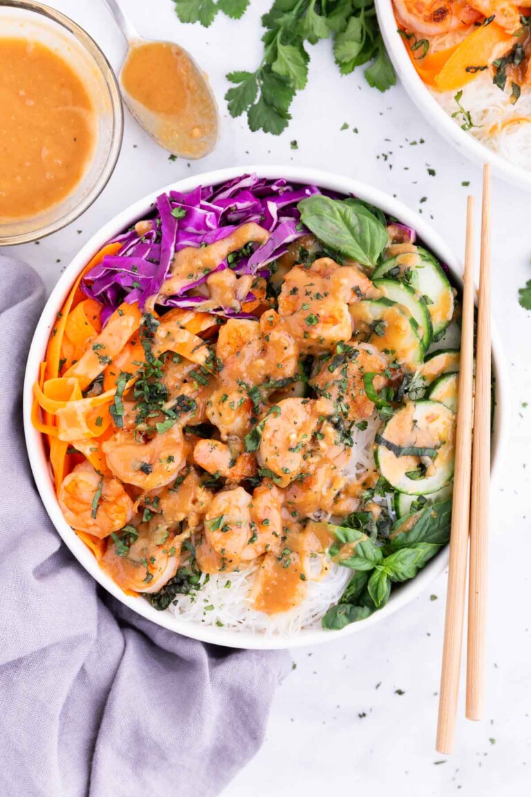 Spring Roll in a Bowl Recipe - Evolving Table