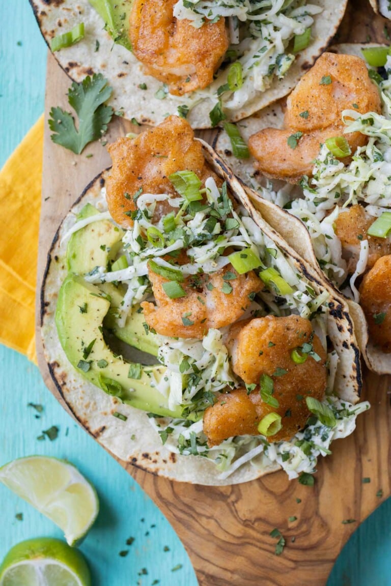 Baja Shrimp Tacos - Evolving Table