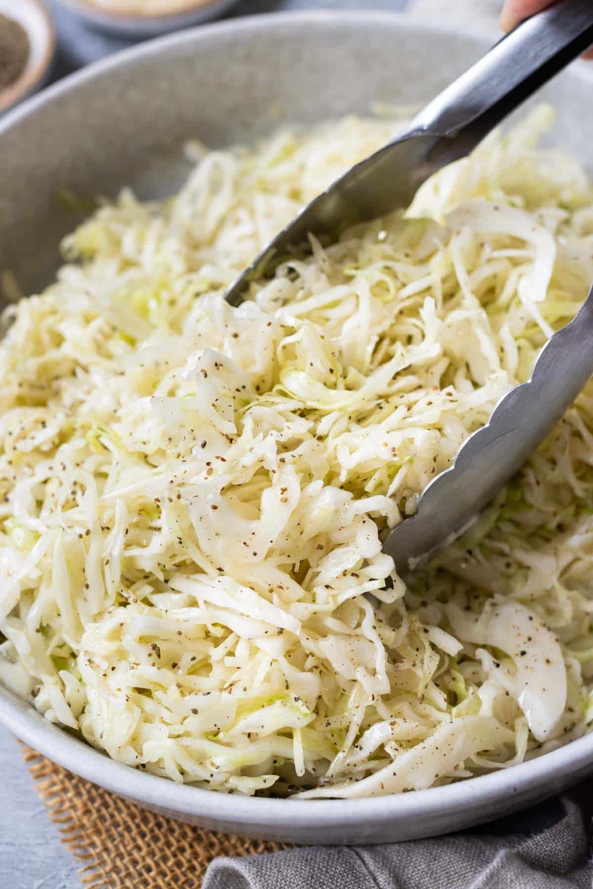 Apple Cider Vinegar Slaw - Evolving Table