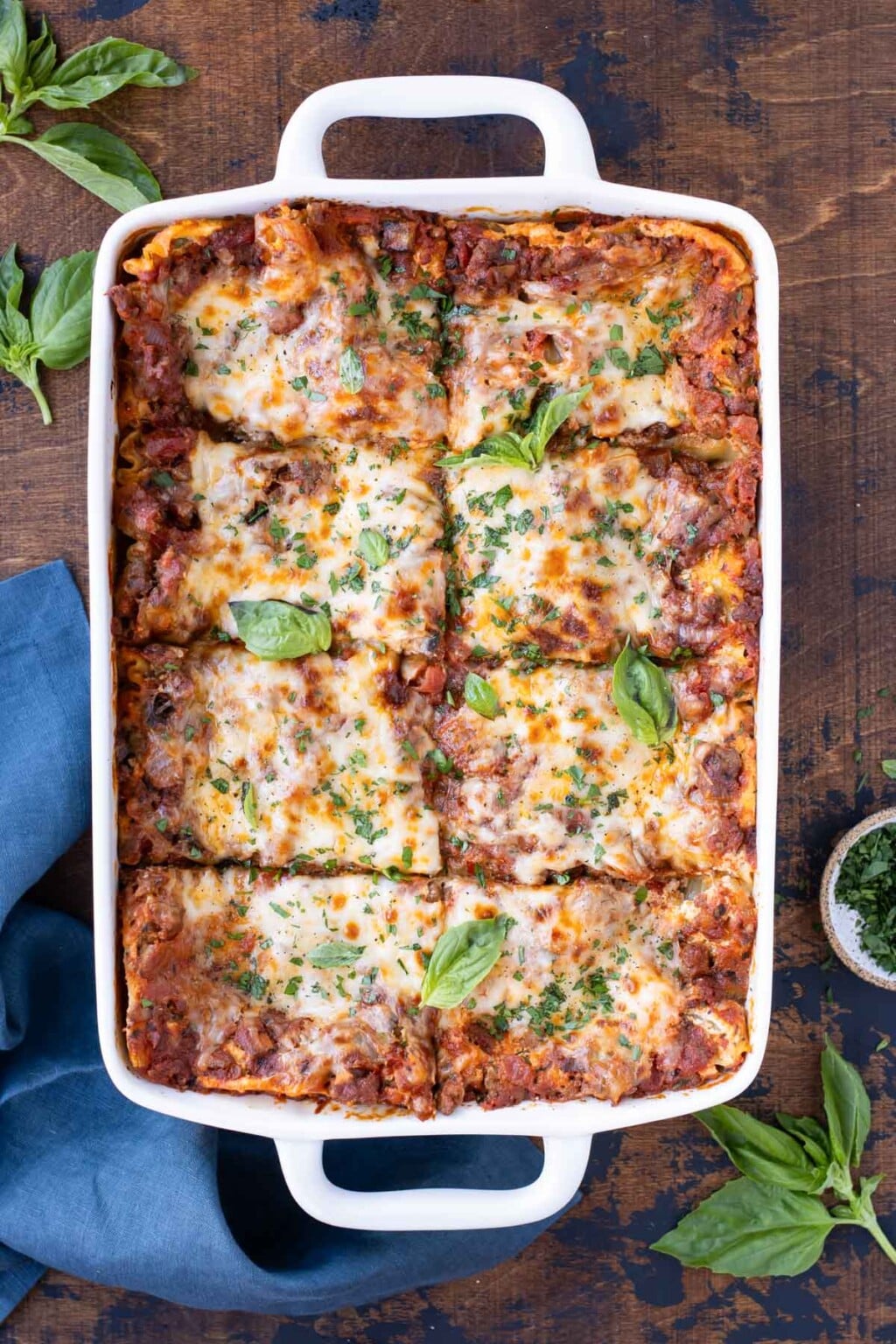 Easy Lasagna Recipe (No-Boil Method) - Evolving Table