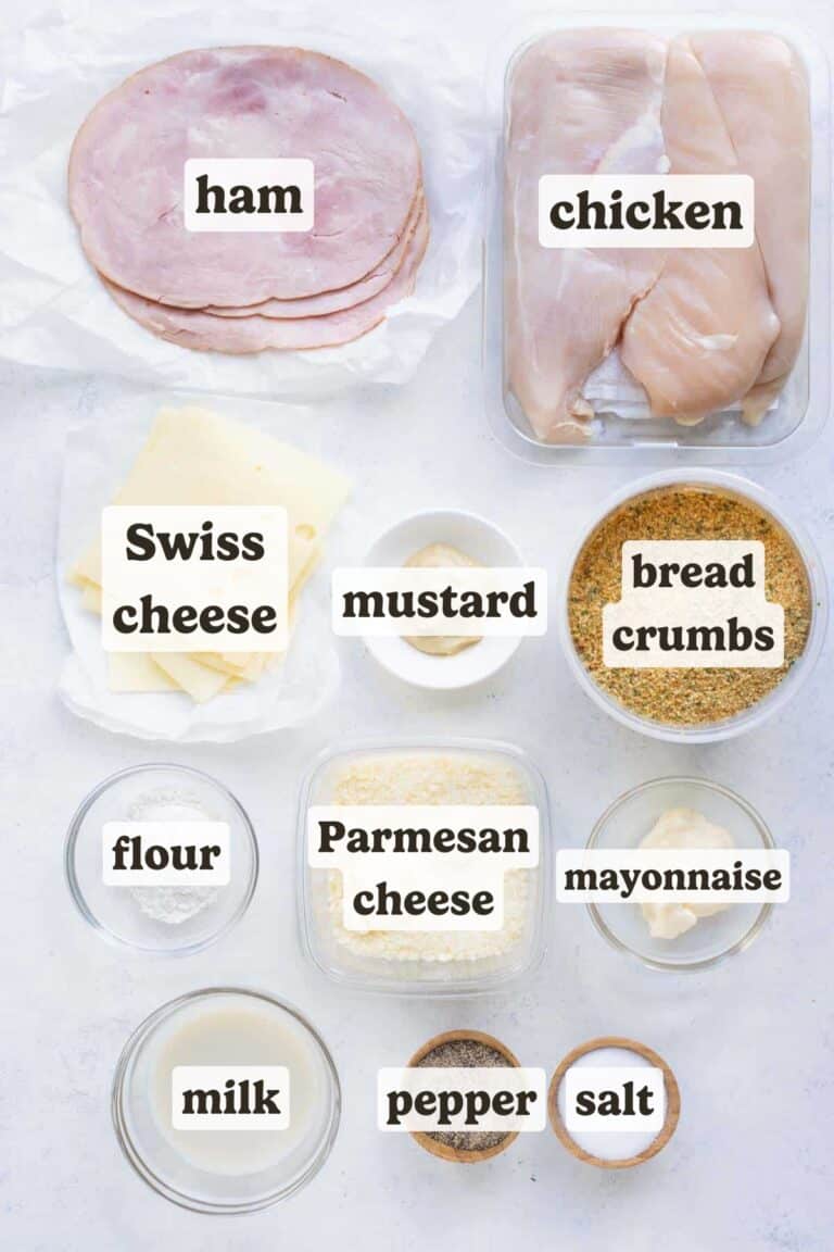Chicken Cordon Bleu Recipe with Sauce - Evolving Table