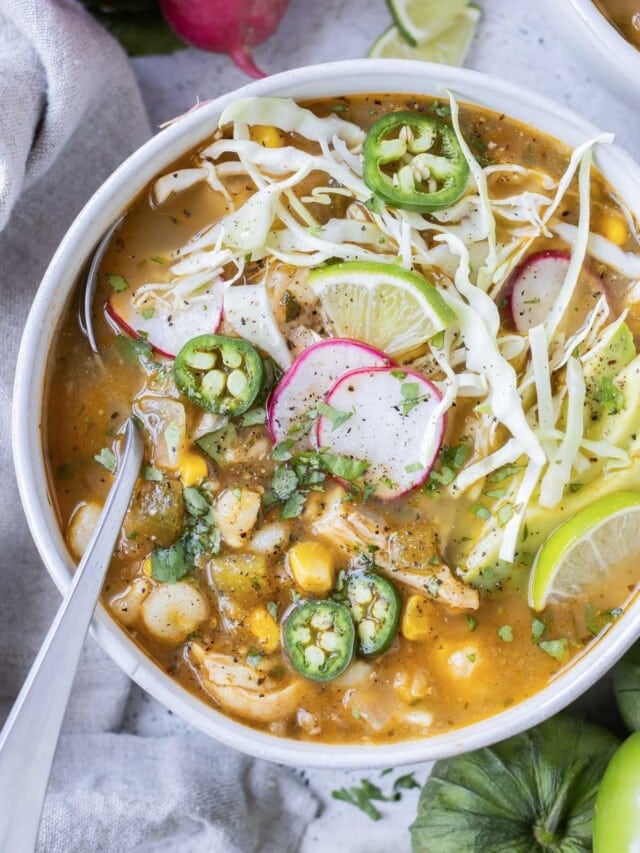 Chicken Pozole Verde - Evolving Table