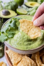 Creamy Avocado Salsa Verde - Evolving Table