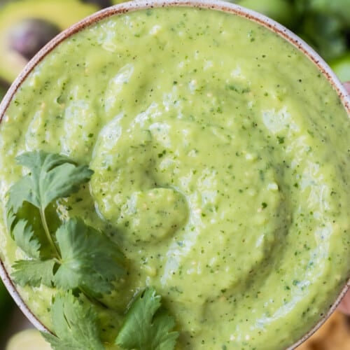 Creamy Avocado Salsa Verde - Evolving Table