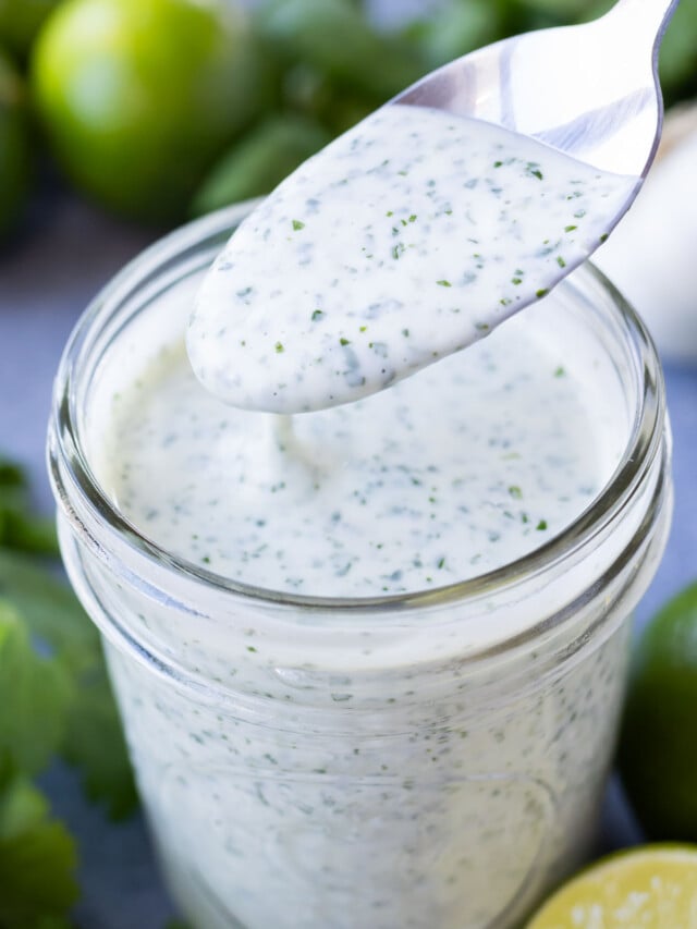 Creamy Cilantro Lime Dressing - Evolving Table
