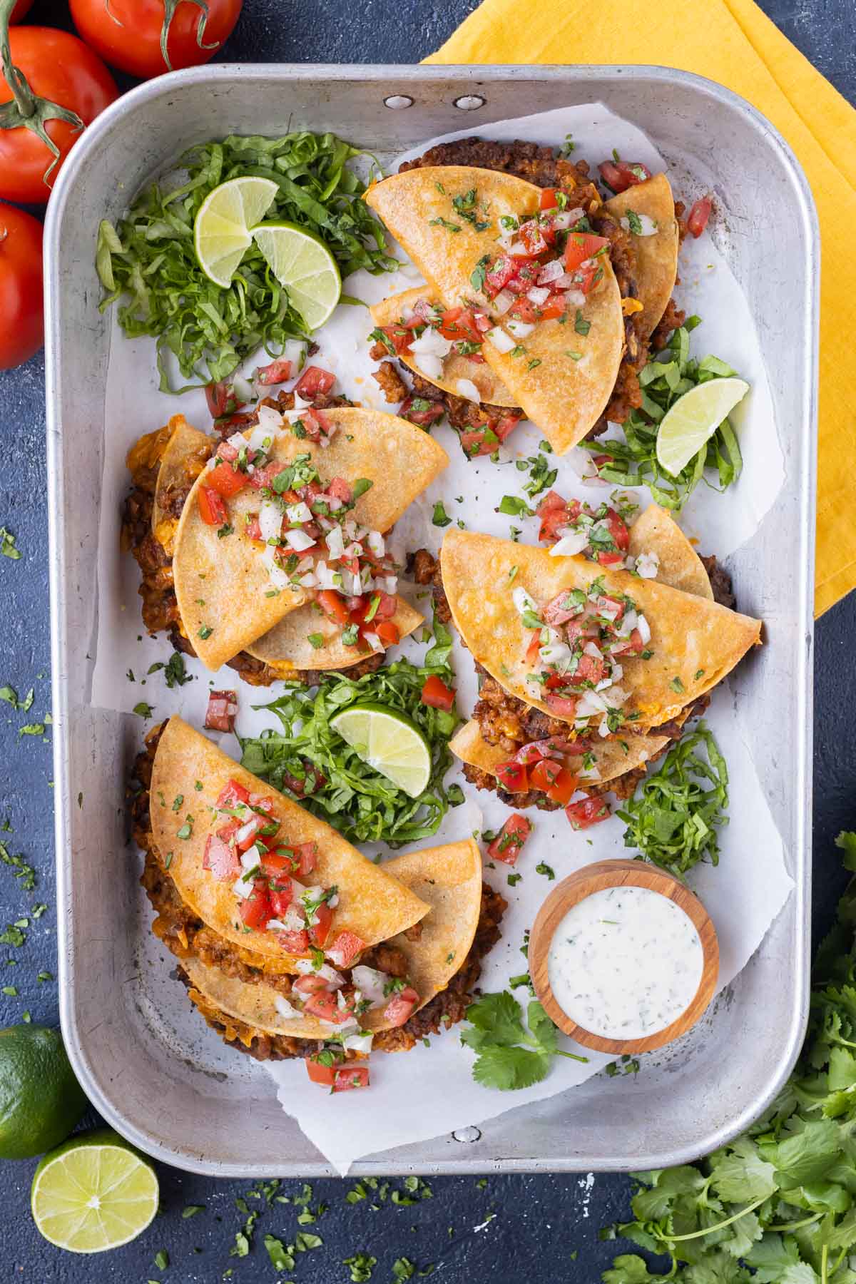 Crispy Baked Ground Turkey Tacos - Evolving Table