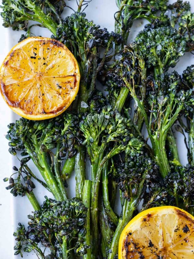 Grilled Broccolini - Evolving Table